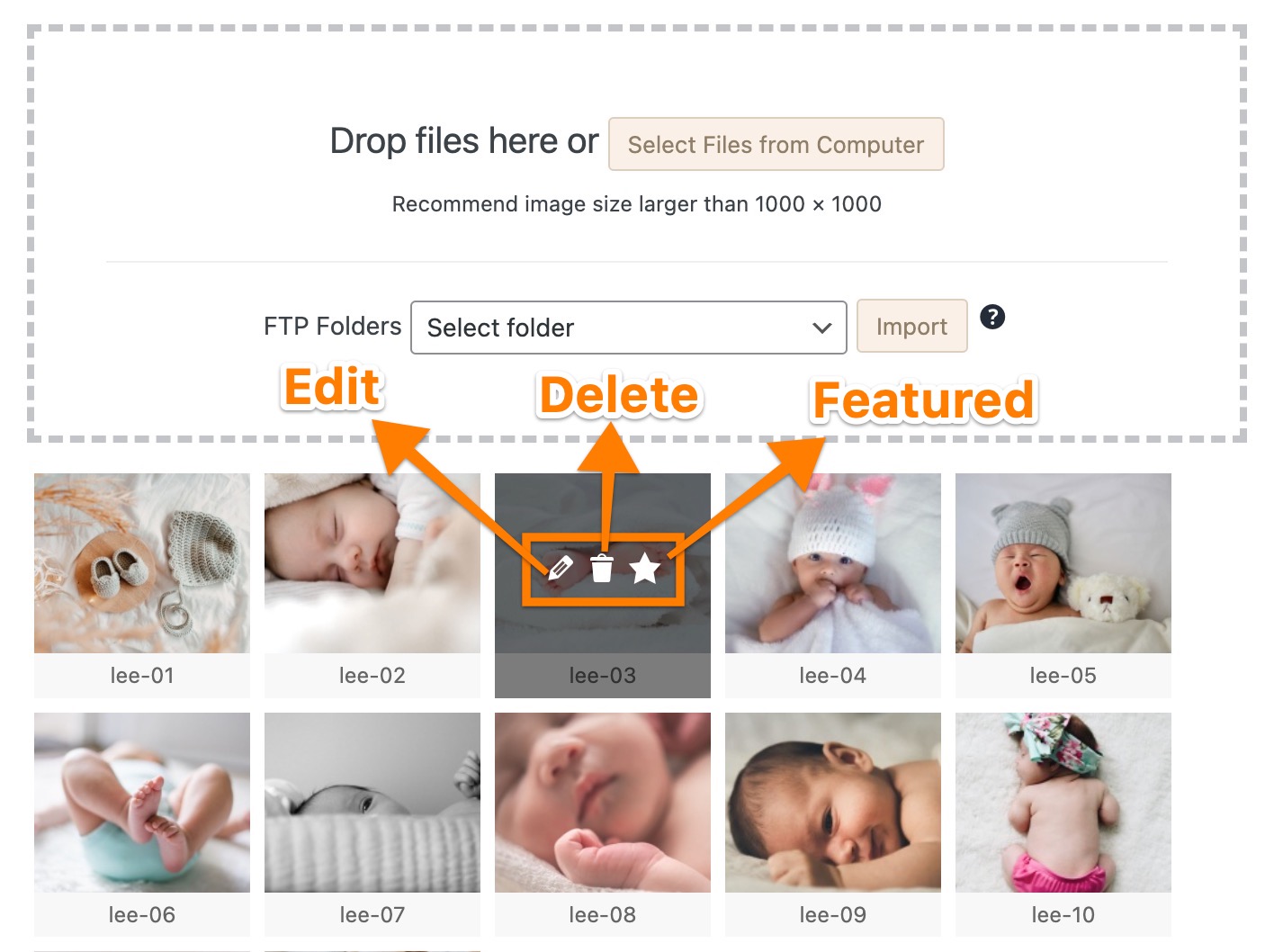 How to create a new gallery - Client gallery help for Sunshine Photo Cart
