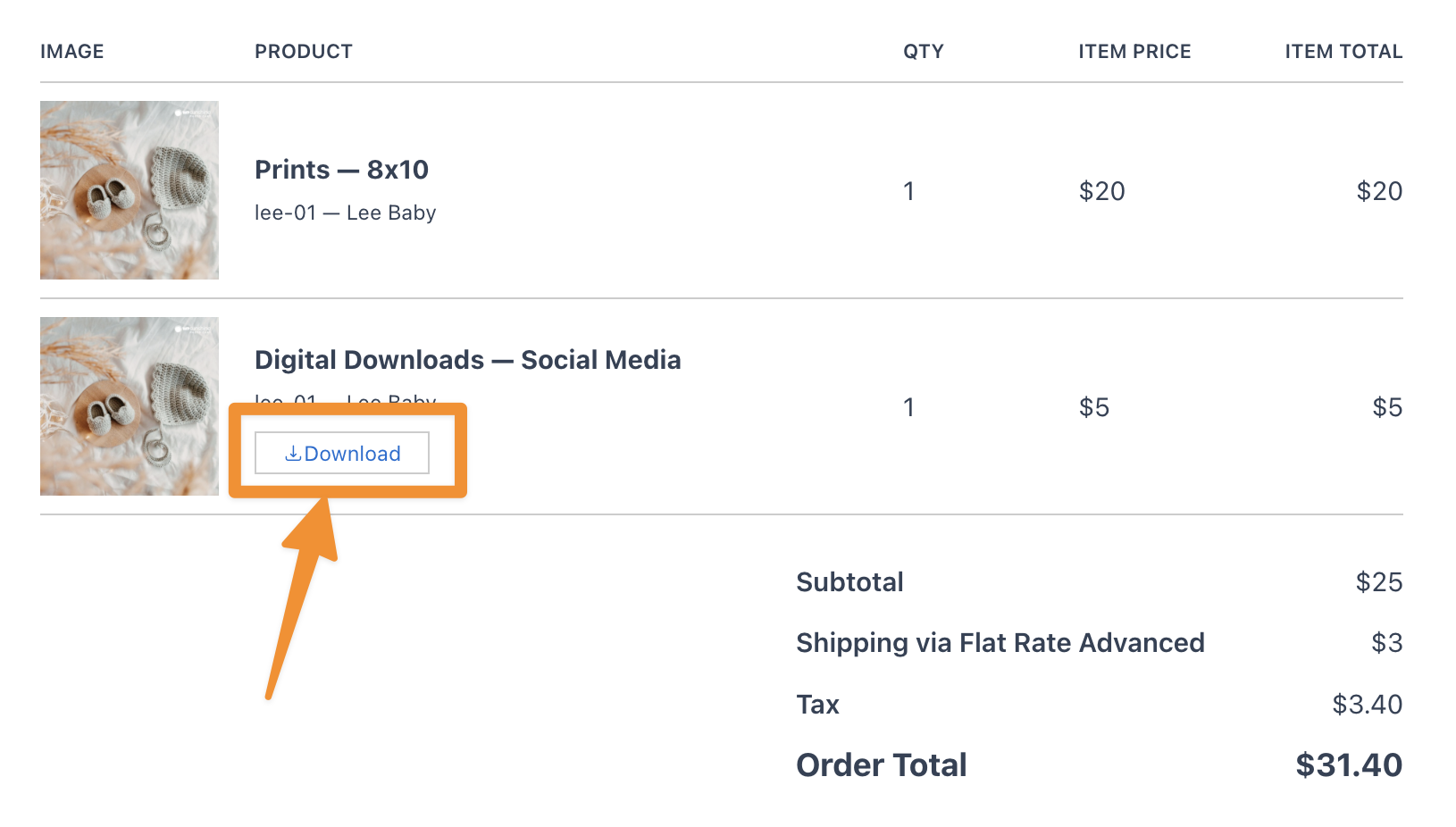 How to create a digital download product - Client gallery help for ...